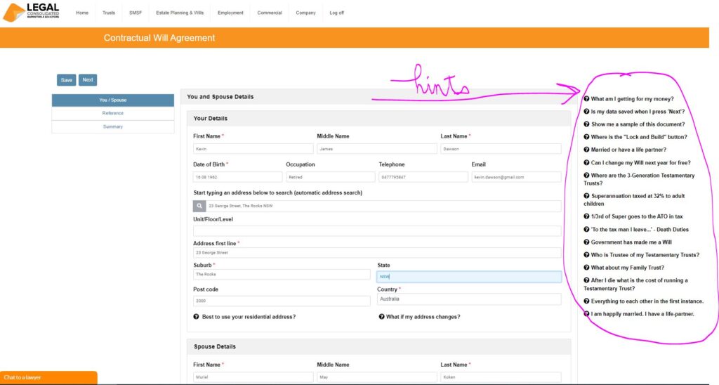 Do courts enforce Australian Contractual Will Agreements?