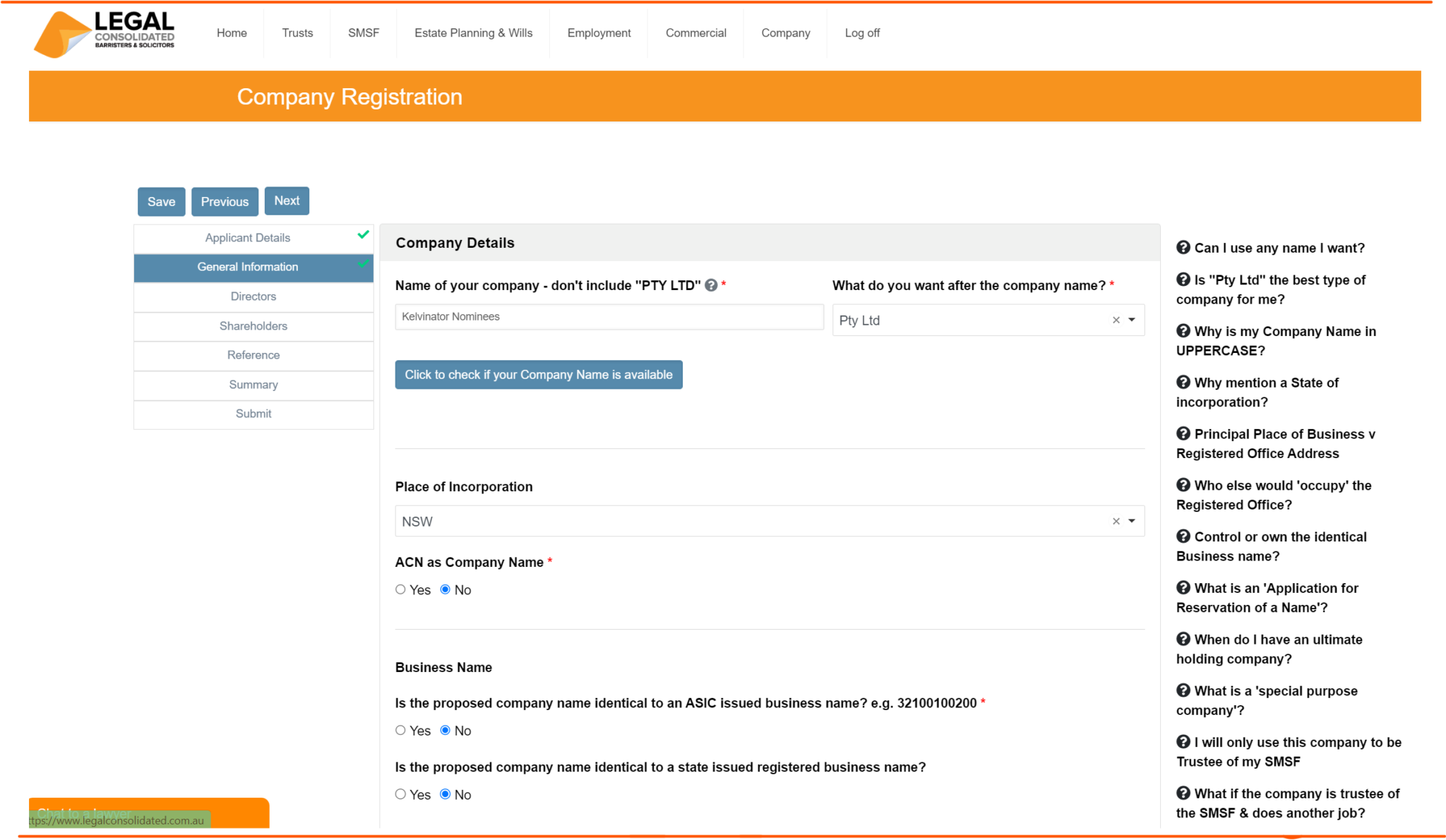 Fixing mistakes in a new company. ASIC Form 492 - Request for ...